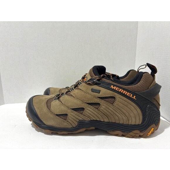 Merrell | Shoes | Of Merrell Mens Chameleon 7 Vibram Hiking Shoes Dusty ...